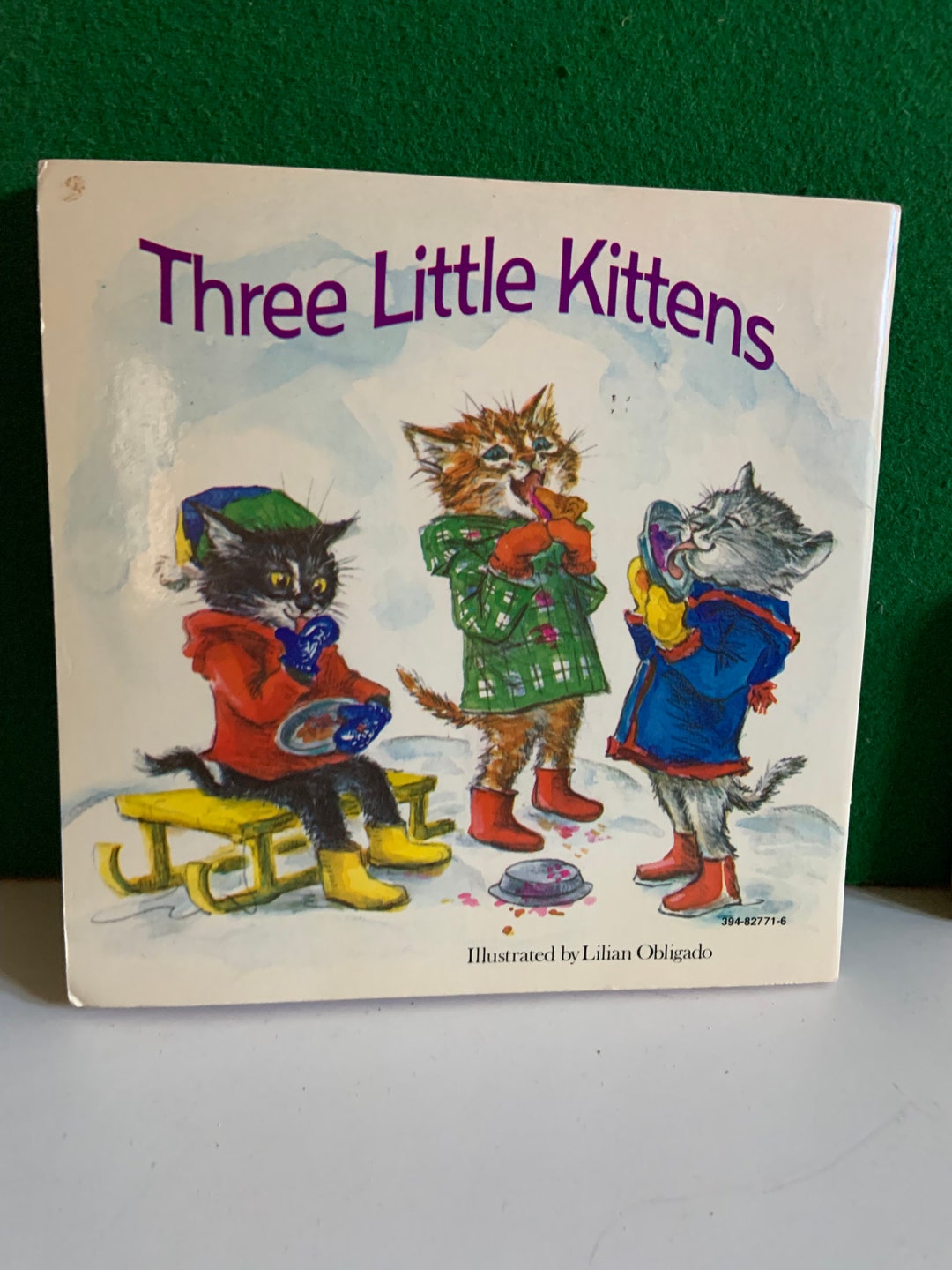 Vintage 'three Little Kittens' Book 1974 Lillian Obligado Illustrated ...
