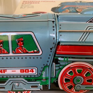 Vintage Friction Train Toy, Large-scale MF 804 International Express ...