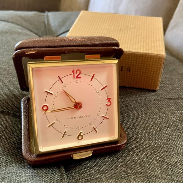Vintage Travel Clock - Etsy