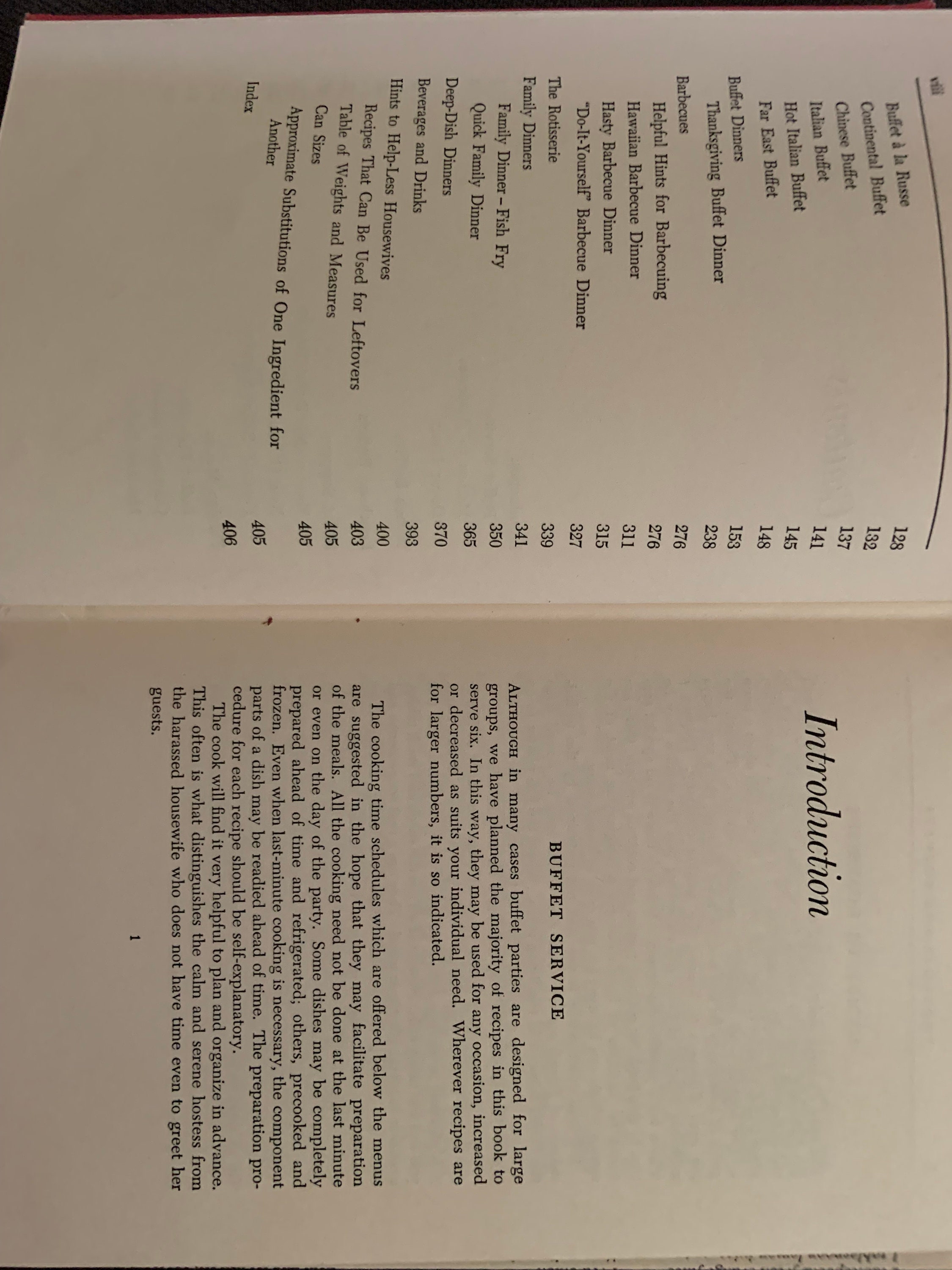 Vintage Cookbook Thoughts for Buffet Retro Recipes for - Etsy