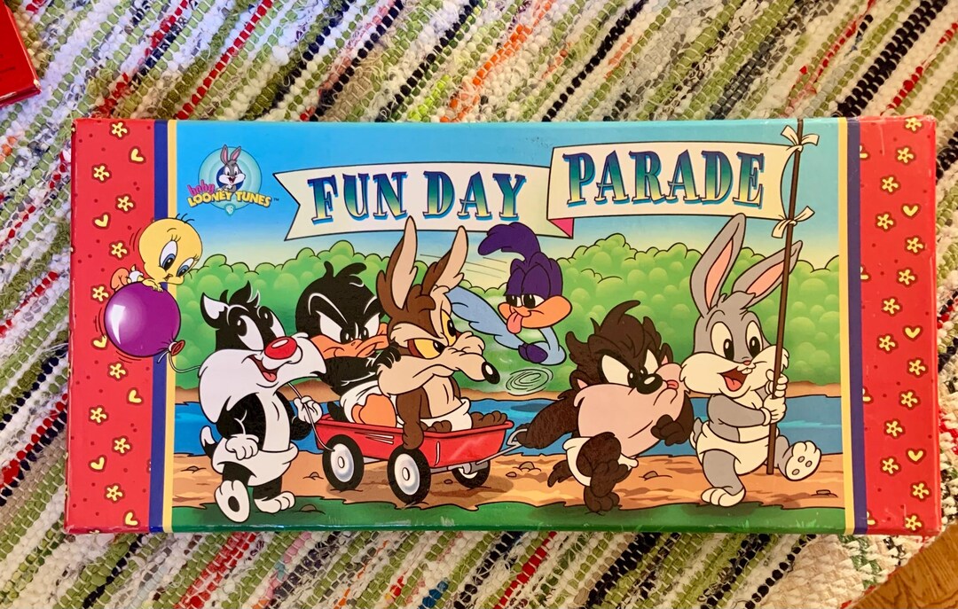 Vintage Baby Looney Tunes 6 Book Box Set Fun Day Parade 1990s - Etsy