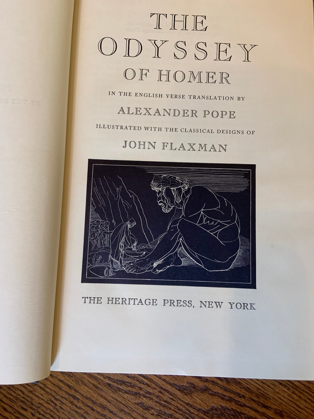 Vintage 1942 Heritage Press the Odyssey of Homer | Alexander Pope ...