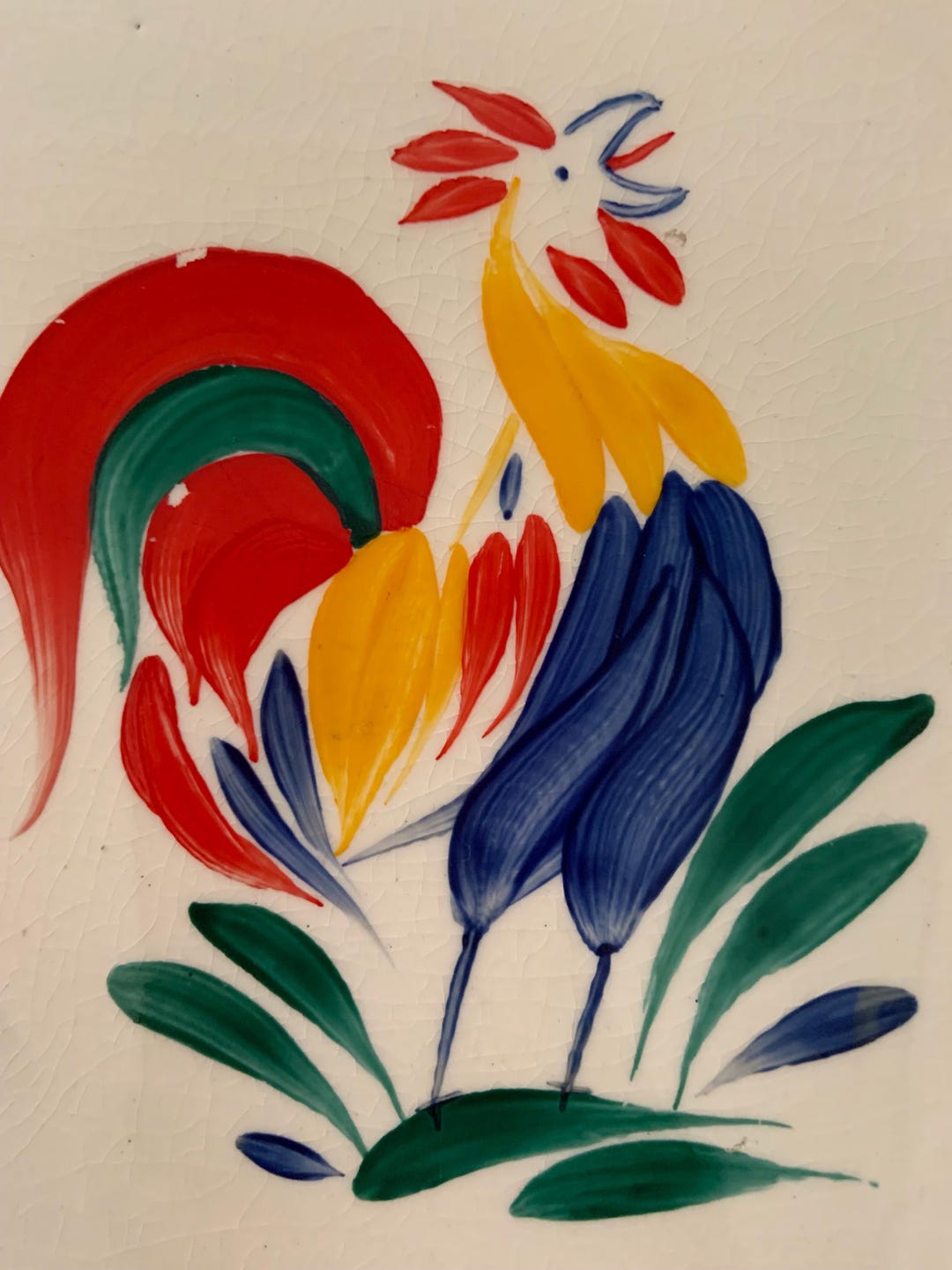 Vintage Pasco Hand Painted Rooster Platter Farmhouse USA 13 Inch - Etsy