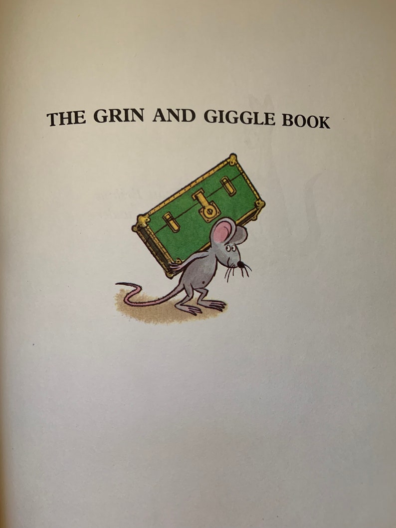 The Grin and Giggle, Golden Book Classic 1972 Edition, Whimsical ...