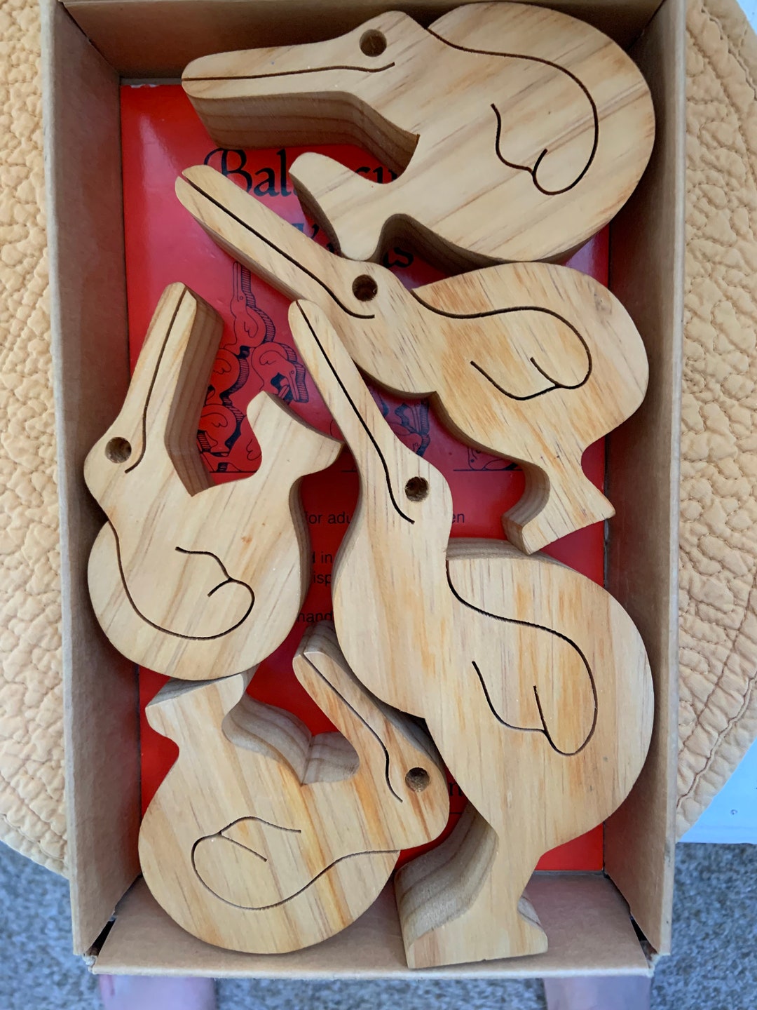 Vintage Wood Balancing Puzzle, New Zealand, Gift for Puzzlers and ...