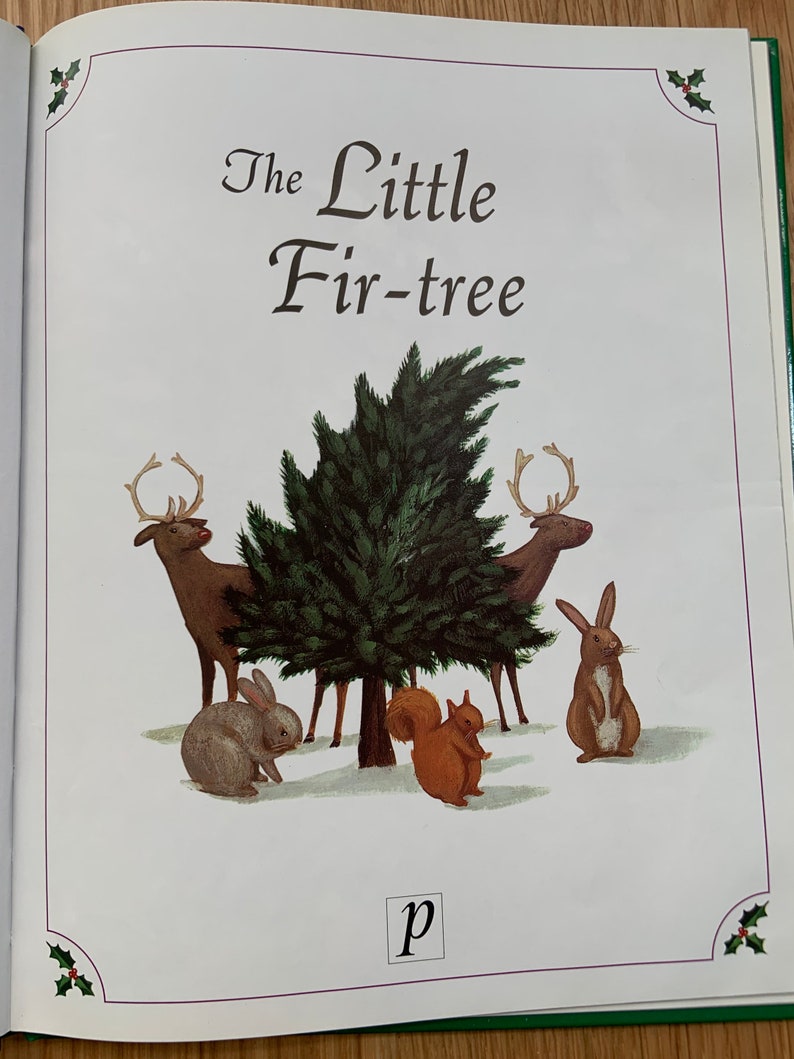 The Little Fir Tree Hardcover Christmas Storybook by Hans Christian ...