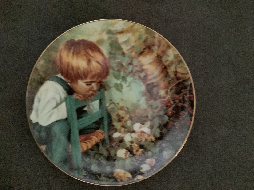 Vintage Plate, Michael’s Miracle, Nancy Turner, Plate Collection ...