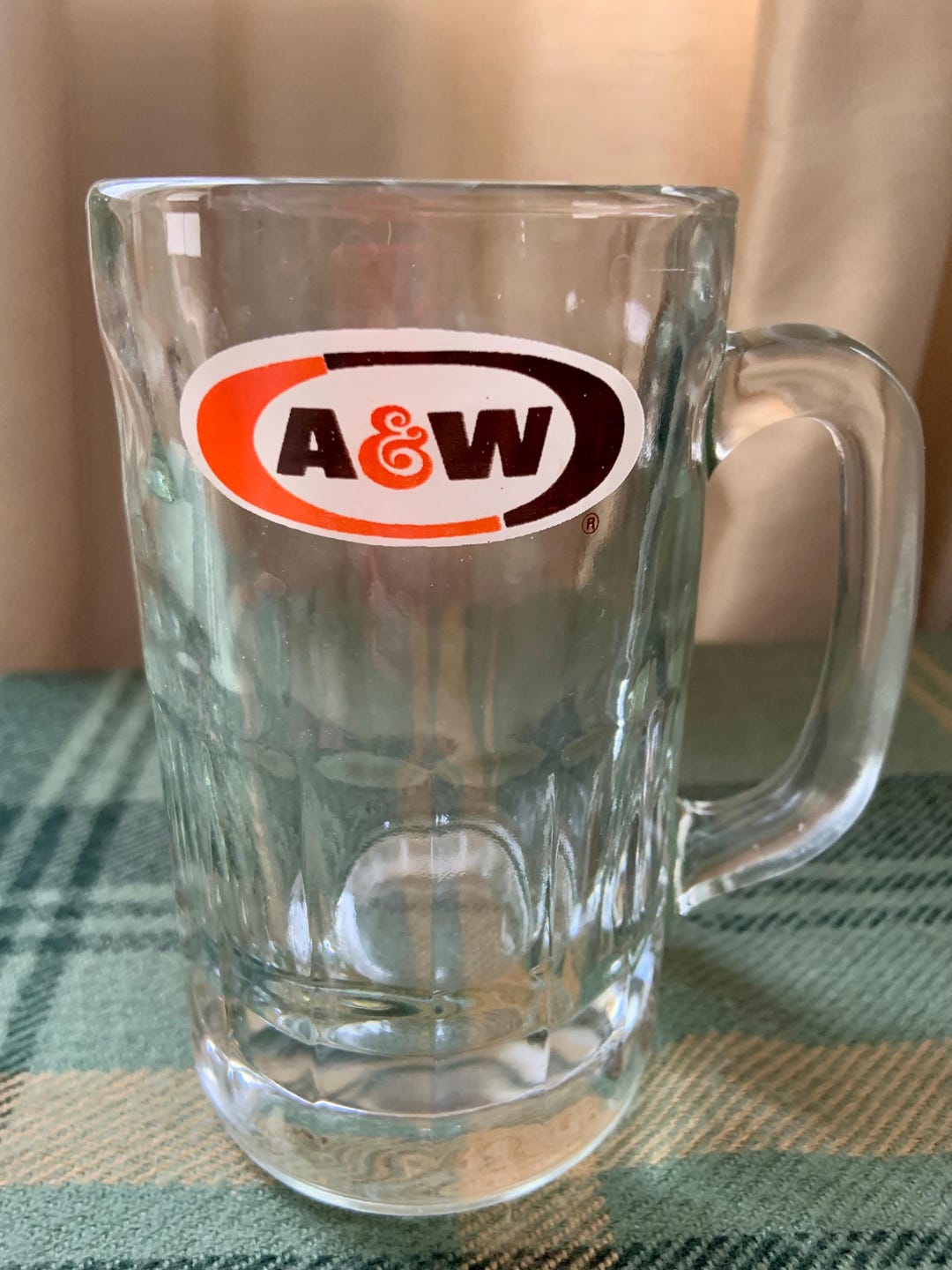 Vintage A&W Root Beer Mug, 13oz Heavy Glass Collectible Fathers Day ...
