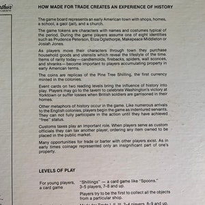 Vintage Early America Board Game 1984 | Educational History Game ...