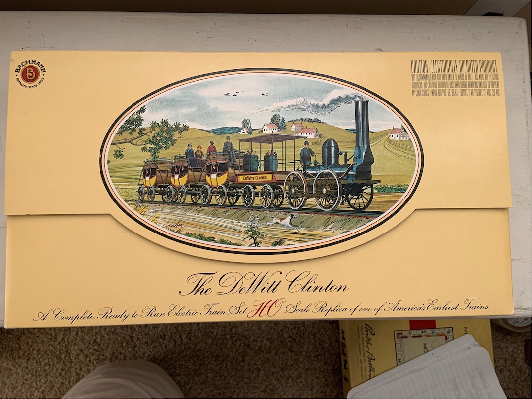 Vintage Bachmann Dewitt Clinton HO Scale Train Set, Unused Electric ...