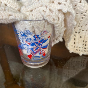 Vintage Carstairs Whiskey Shot Glass 3 Ounce, Polish Dancer Ad Art ...
