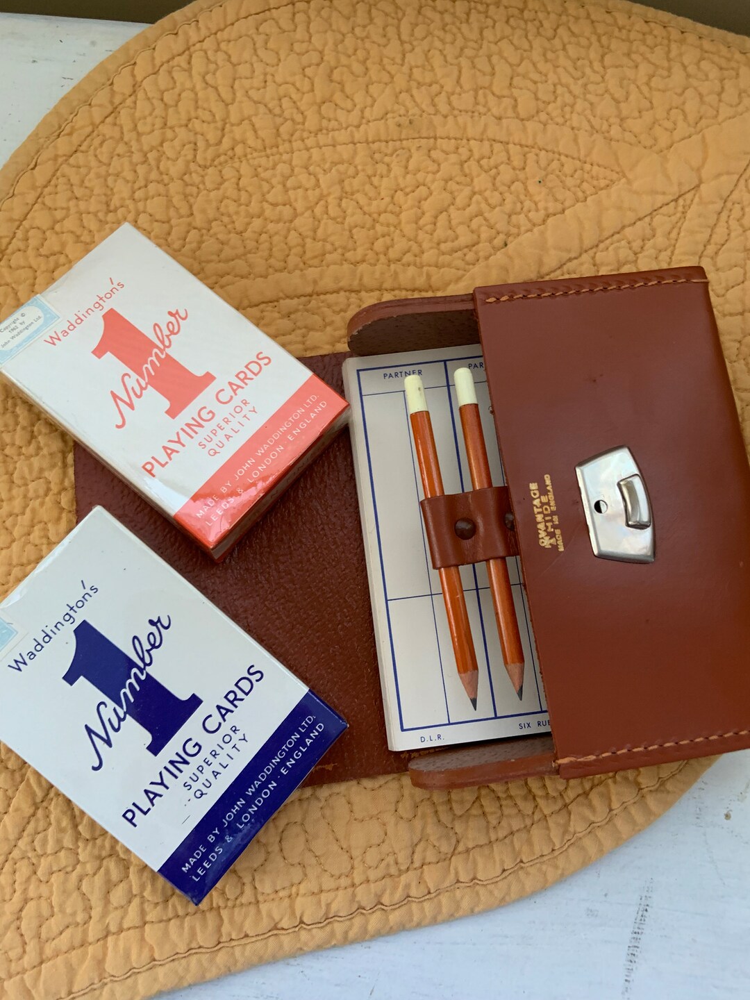 Playing Cards Decks, Waddington's 1962, Gift for Card Game Enthusiasts ...