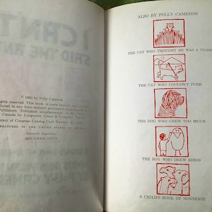 Vintage 1969 "i Can’t Said the Ant" by Polly Cameron Hardcover Children ...