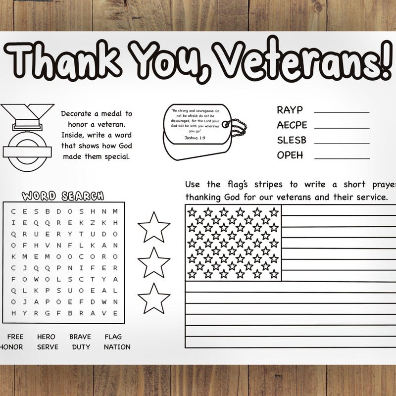 Flag Day Worksheet - Etsy