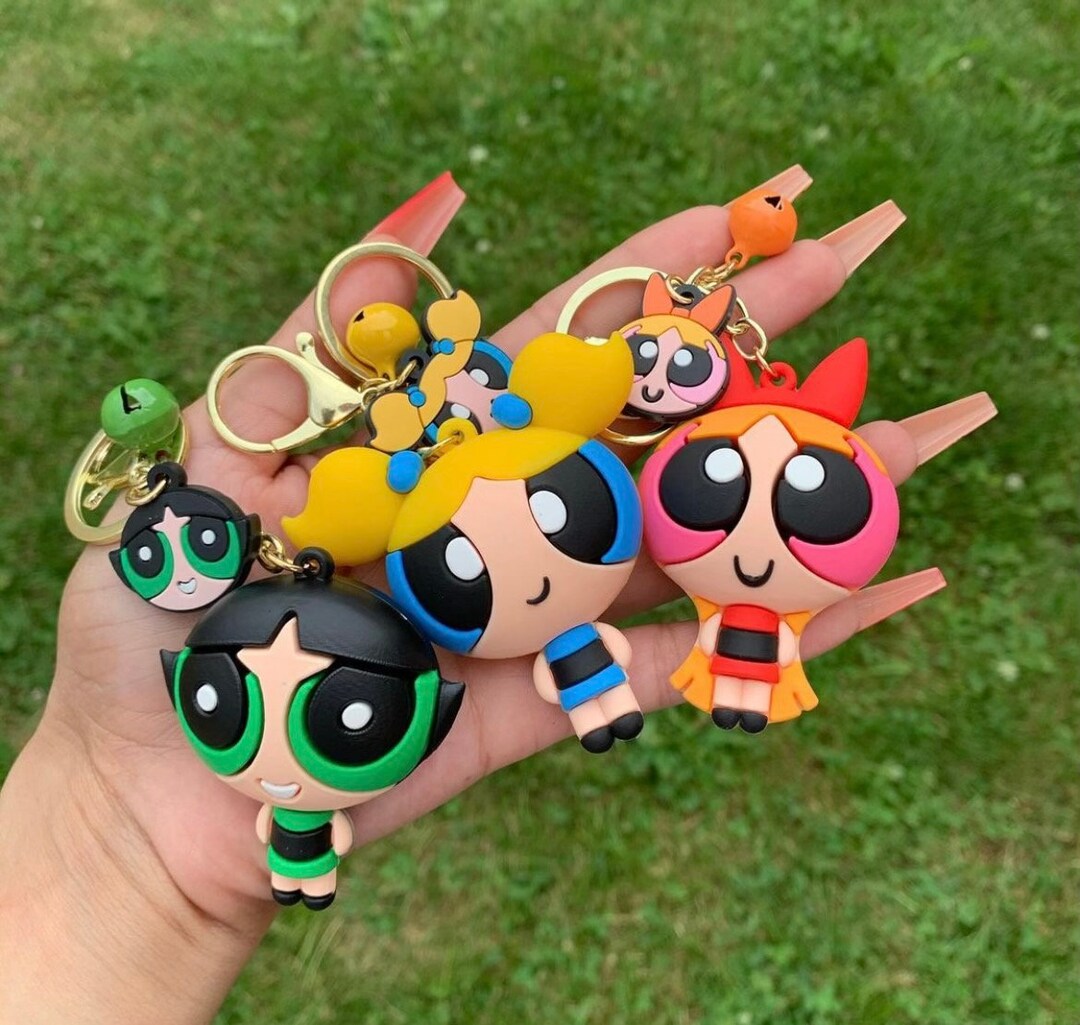 Powerpuff Girls Keychain - Etsy