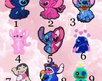 Stitch Angel Croc Charms - Etsy