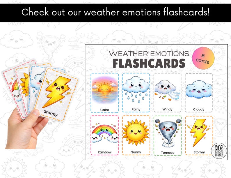 Weather Emotions Posters and Coloring Sheet | Social Emotional Learning ...