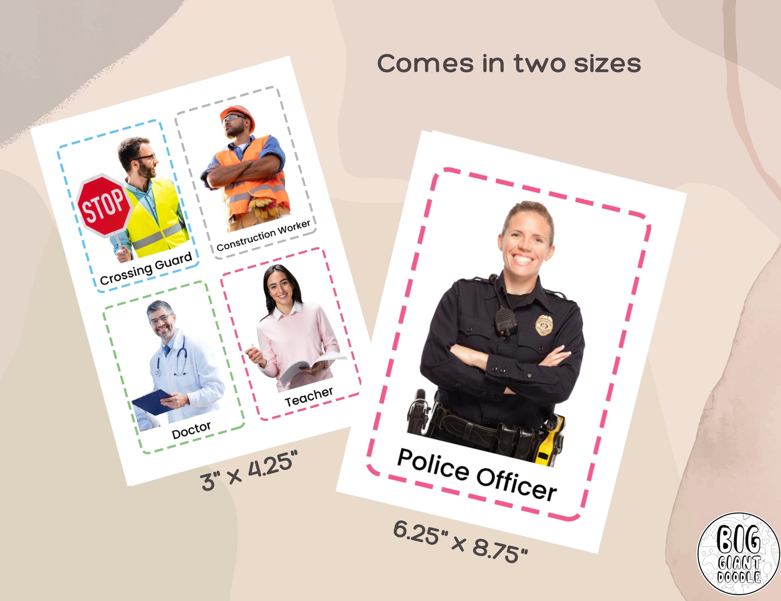 Montessori Community Helper Flashcards: Real Photo Job Cards (digital ...