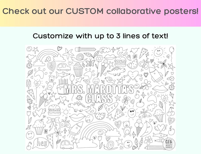 Kindness Collaborative Coloring Poster: Classroom Teamwork Activity ...
