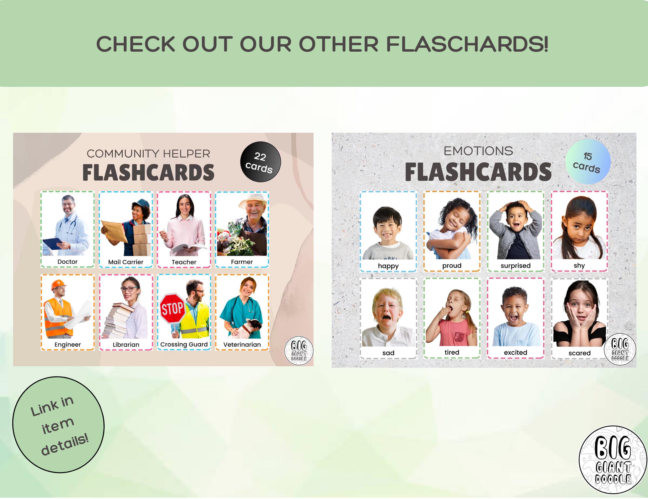 Montessori ACTION VERB Flashcards, Verb Flashcards for Kids, Printable ...