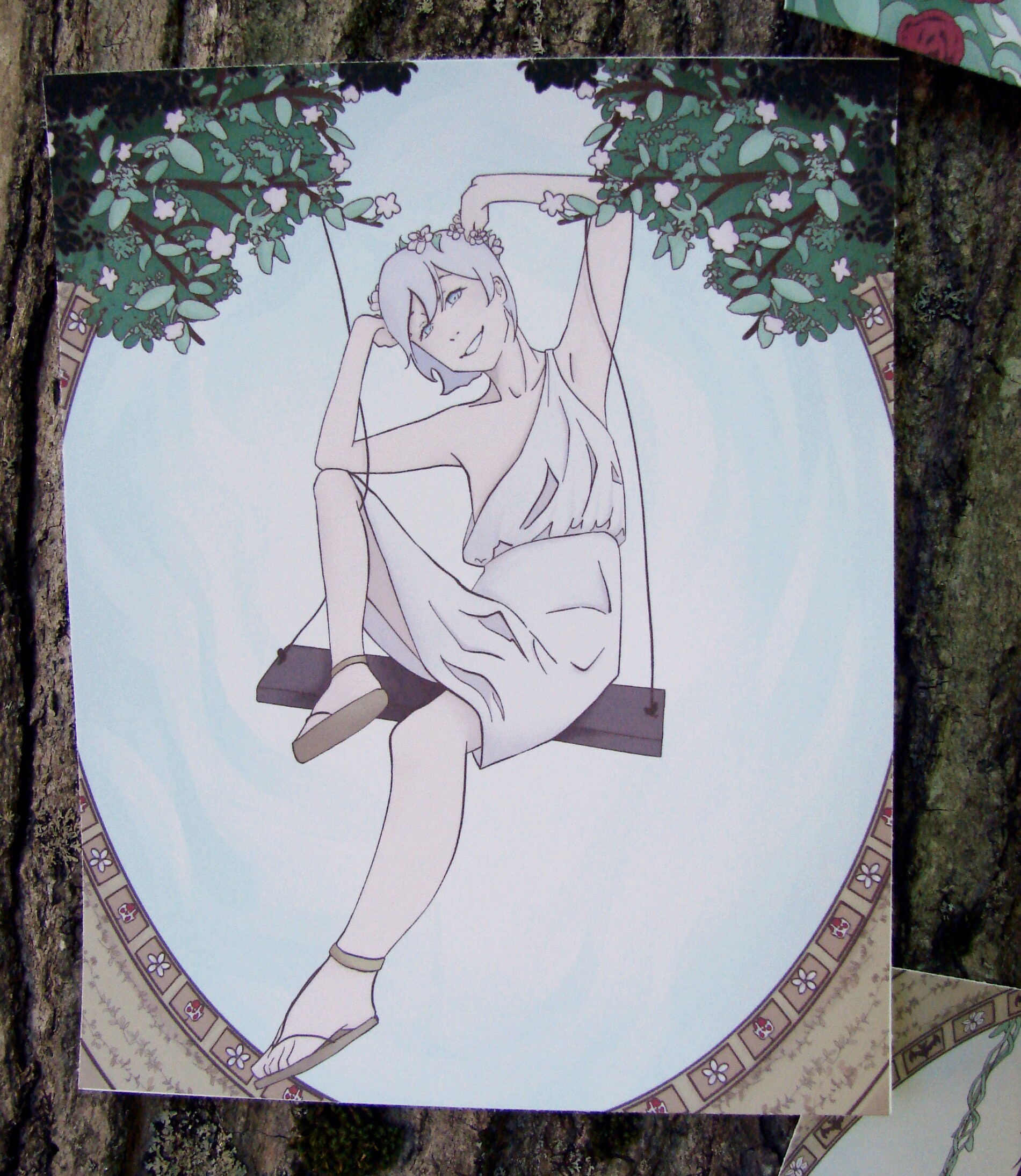 Twisted Wonderland Art Nouveau Epel Riddle and Lilia Art Print - Etsy