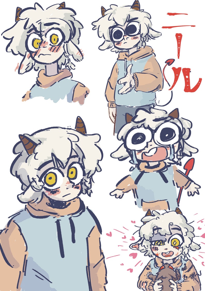 Chinese Demon Art Print A5-A4 - Etsy