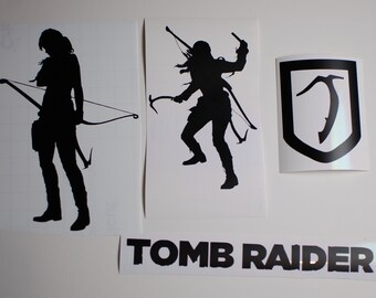 Lara Croft Lara Croft Sticker Lara Croft Decal Tumbler - Etsy