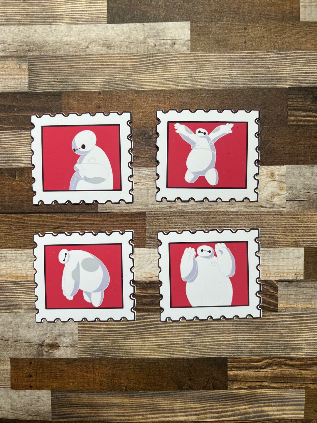 Disney Big Hero 6 Baymax Stamp Inspired Stickers - Etsy