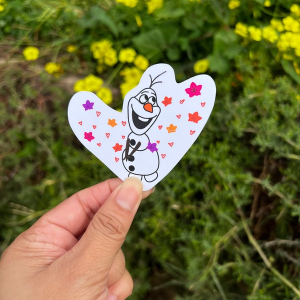 Olaf Sticker - Etsy