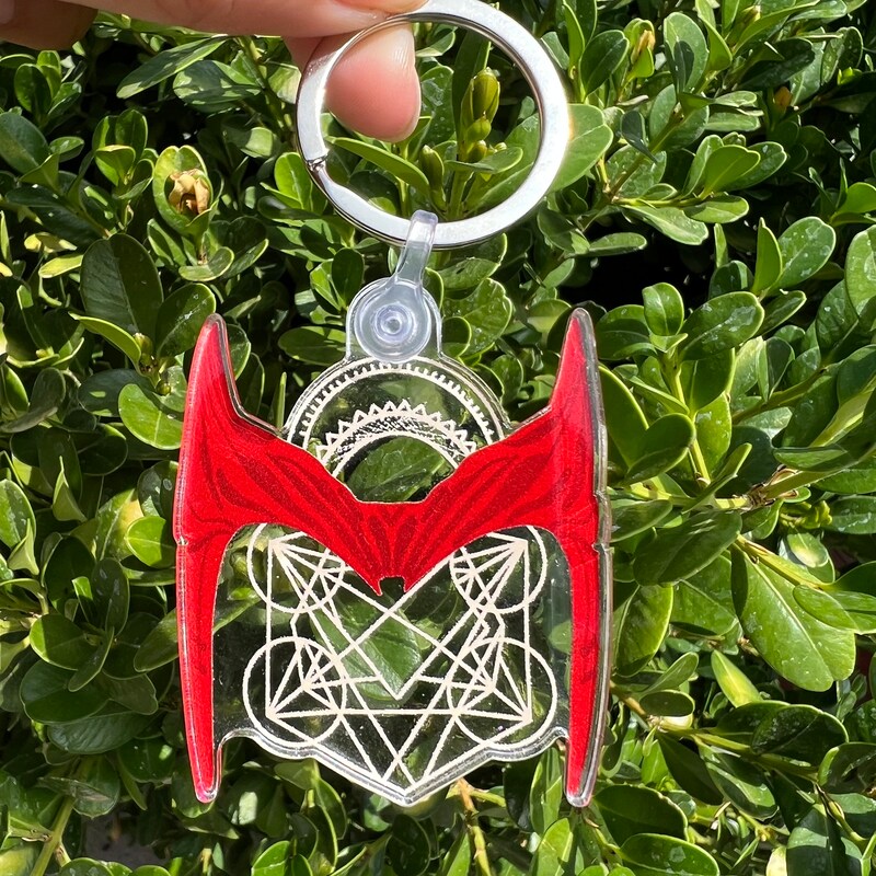 Witch Keychain - Etsy
