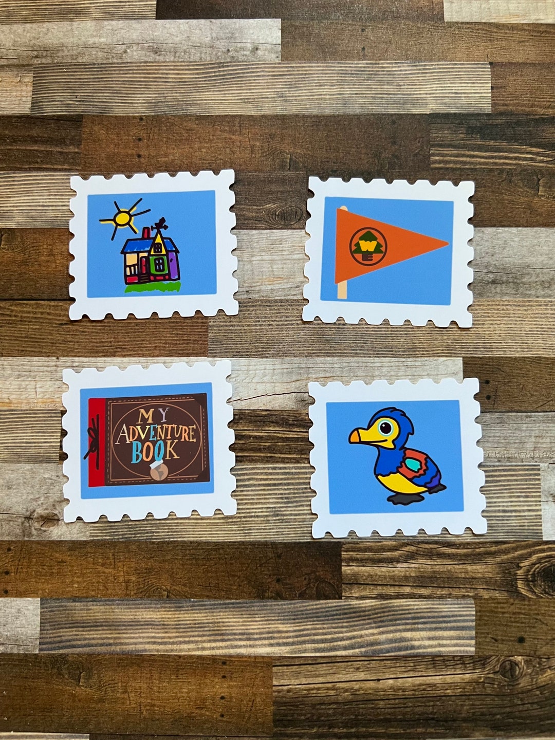 Disney Pixar up Stamp Inspired Stickers - Etsy