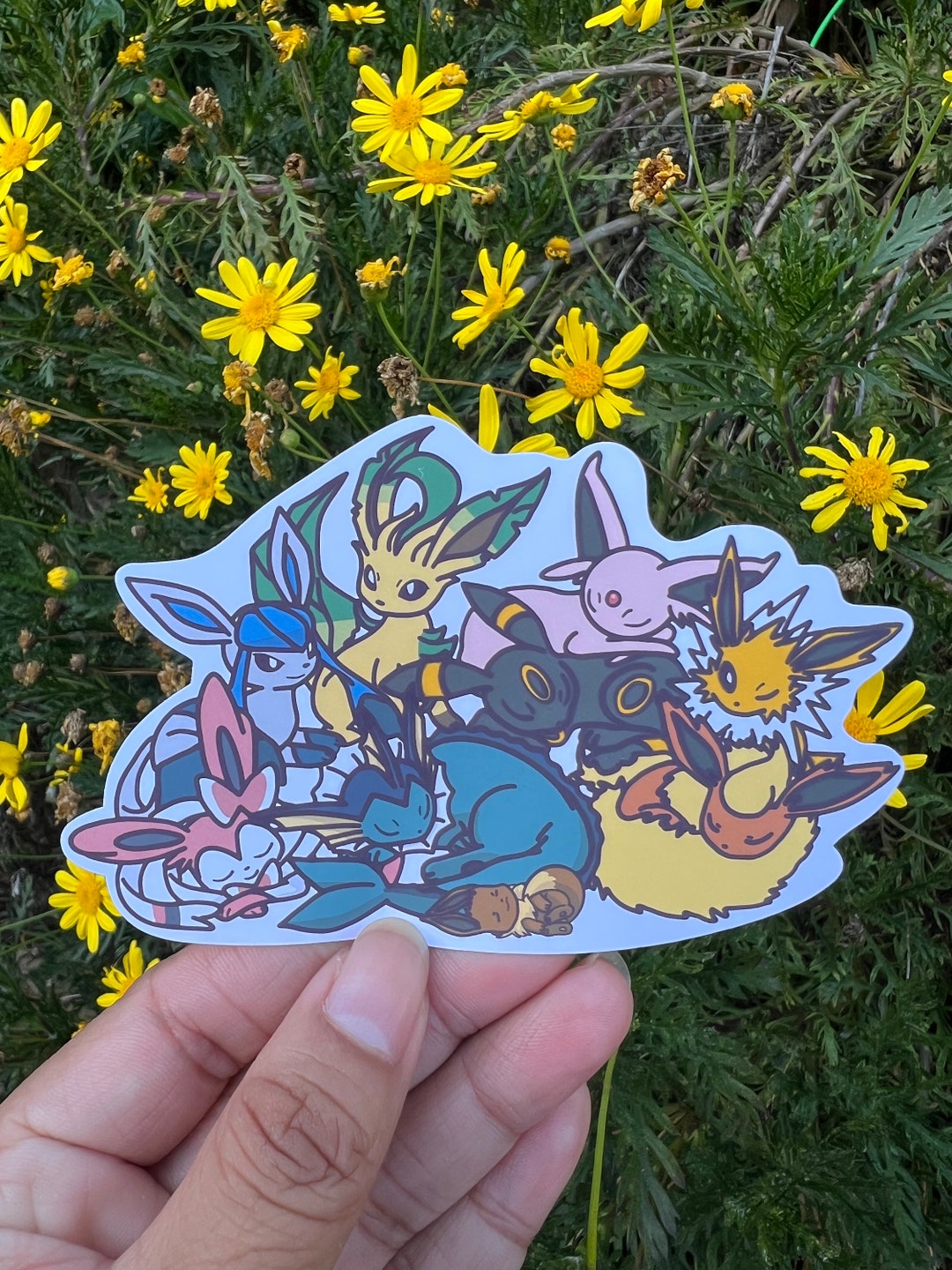 Pokémon Eeveelutions Sticker - Etsy