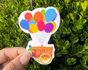 PRINTED Pixar UP Customized Carl & Ellie Mailbox Him/her Sticker/decal ...