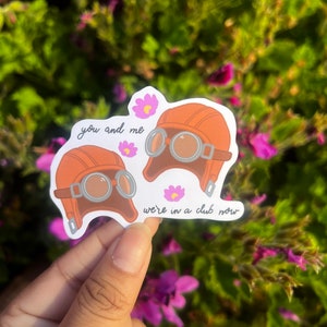Pixar up Carl and Ellie Goggle Hat Sticker - Etsy
