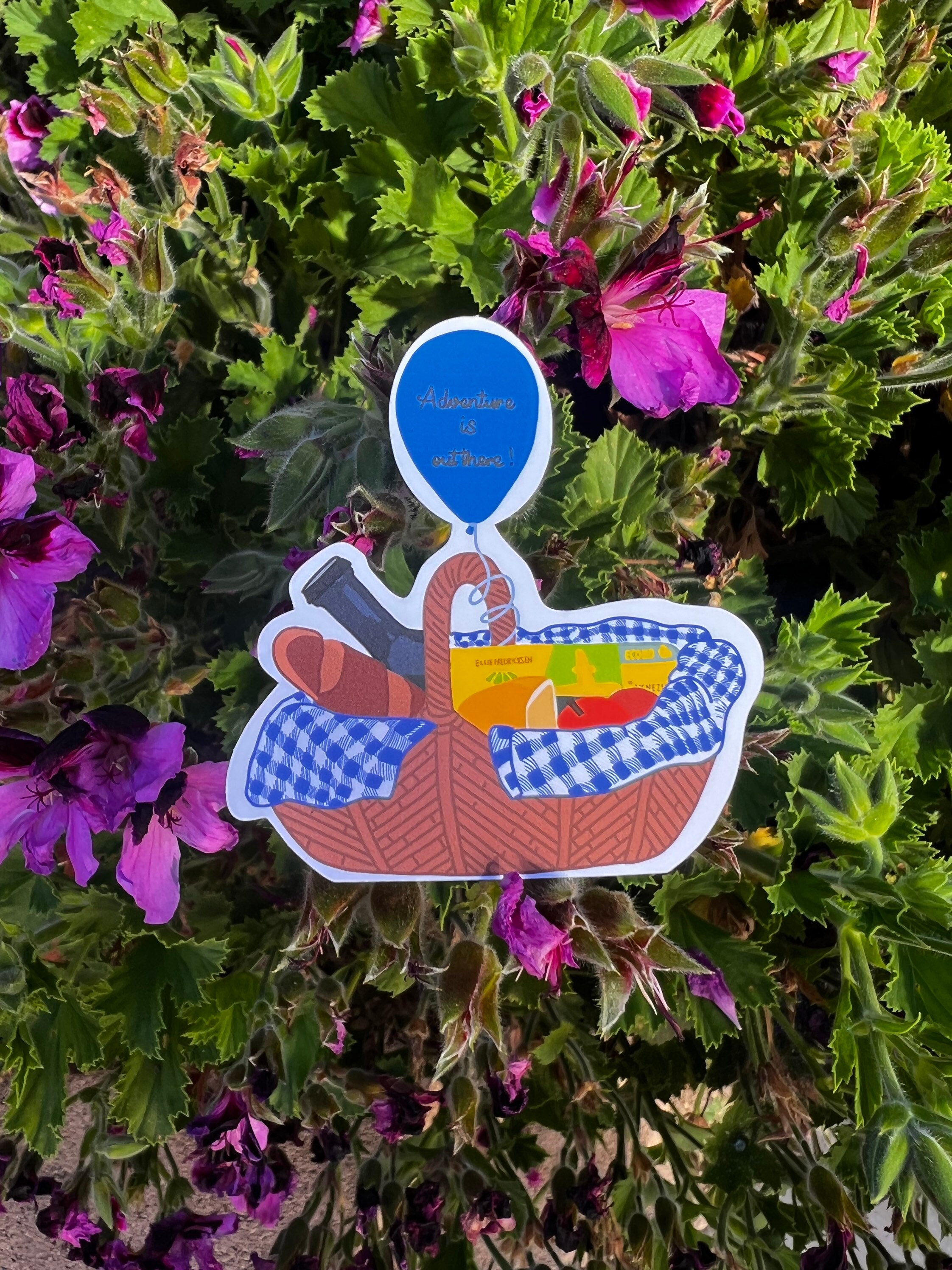 Disney Pixar up Ellie Basket Sticker - Etsy