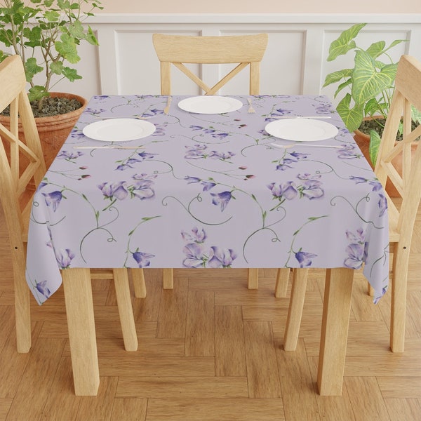 Purple Tablecloth - Etsy