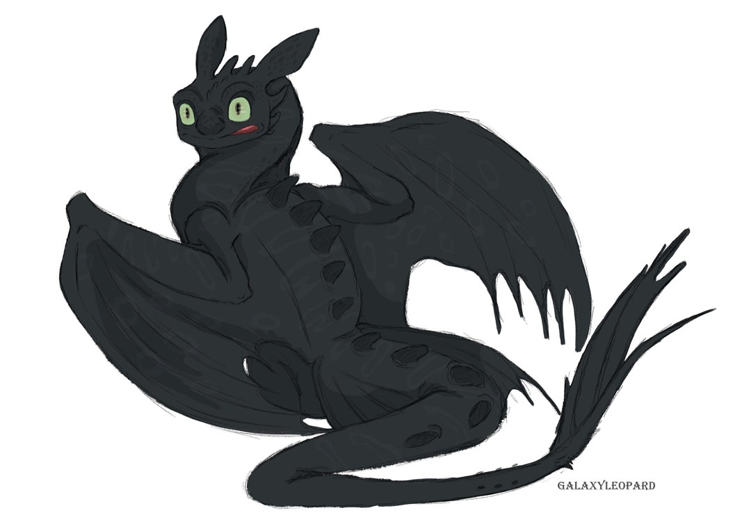 Surprised Toothless - Etsy