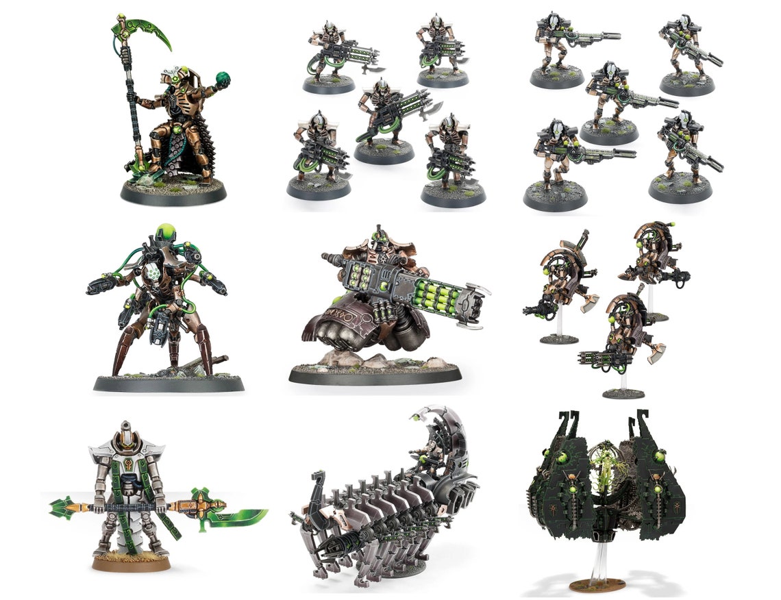 Necron Pack02 Warhammer 40'000 28mm/40k Scale STL - Etsy