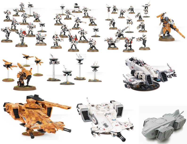 Tau Pack01 Warhammer 40'000 28mm/40k Scale STL File - Etsy