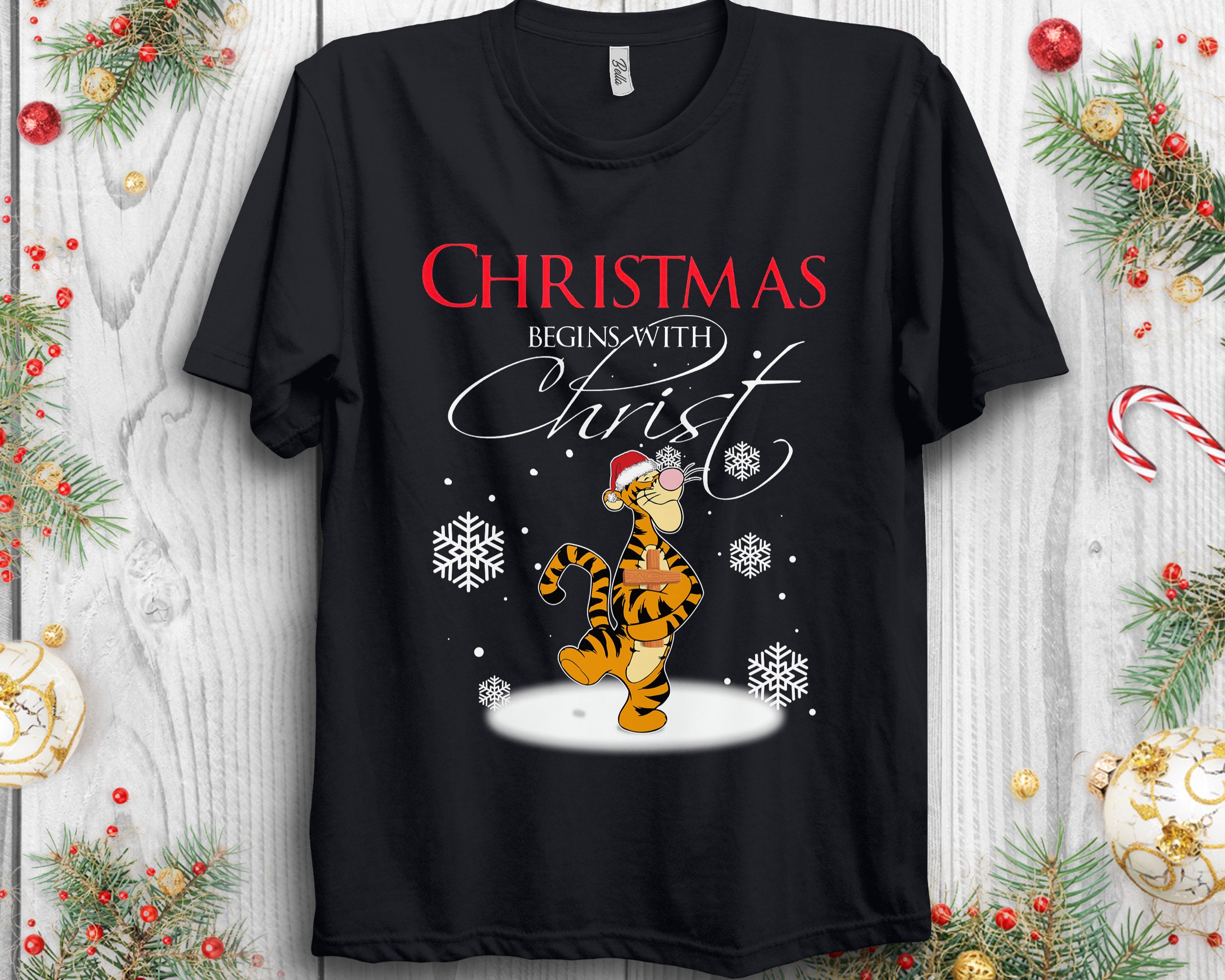 Disney Santa Tigger Christmas Lights Shirt Designed & Sold By Robert B ...