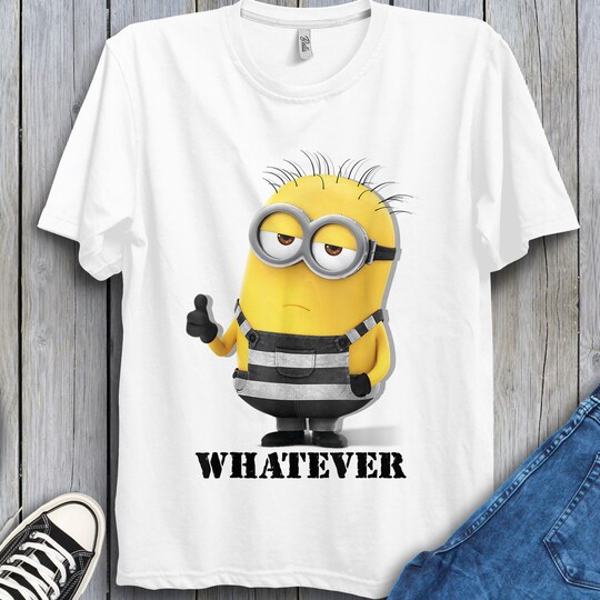 Despicable Me Minions Phil Thumbs Up Whatever The Rise Of Gru Grafik T ...