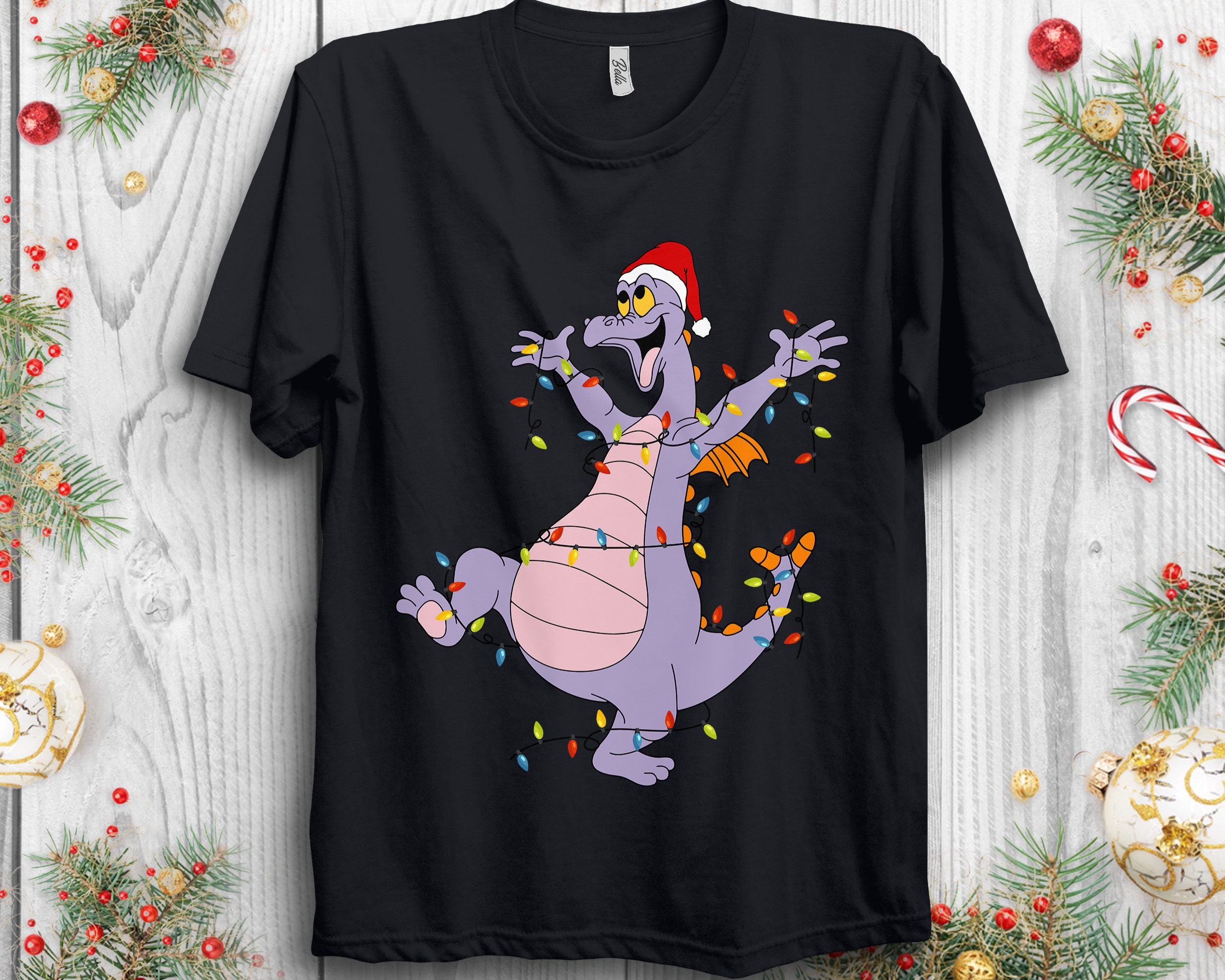 Disney Figment Christmas Lights Sweatshirt, Vintage Figment Epcot ...