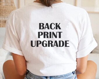 Text on Back Shirt - Etsy