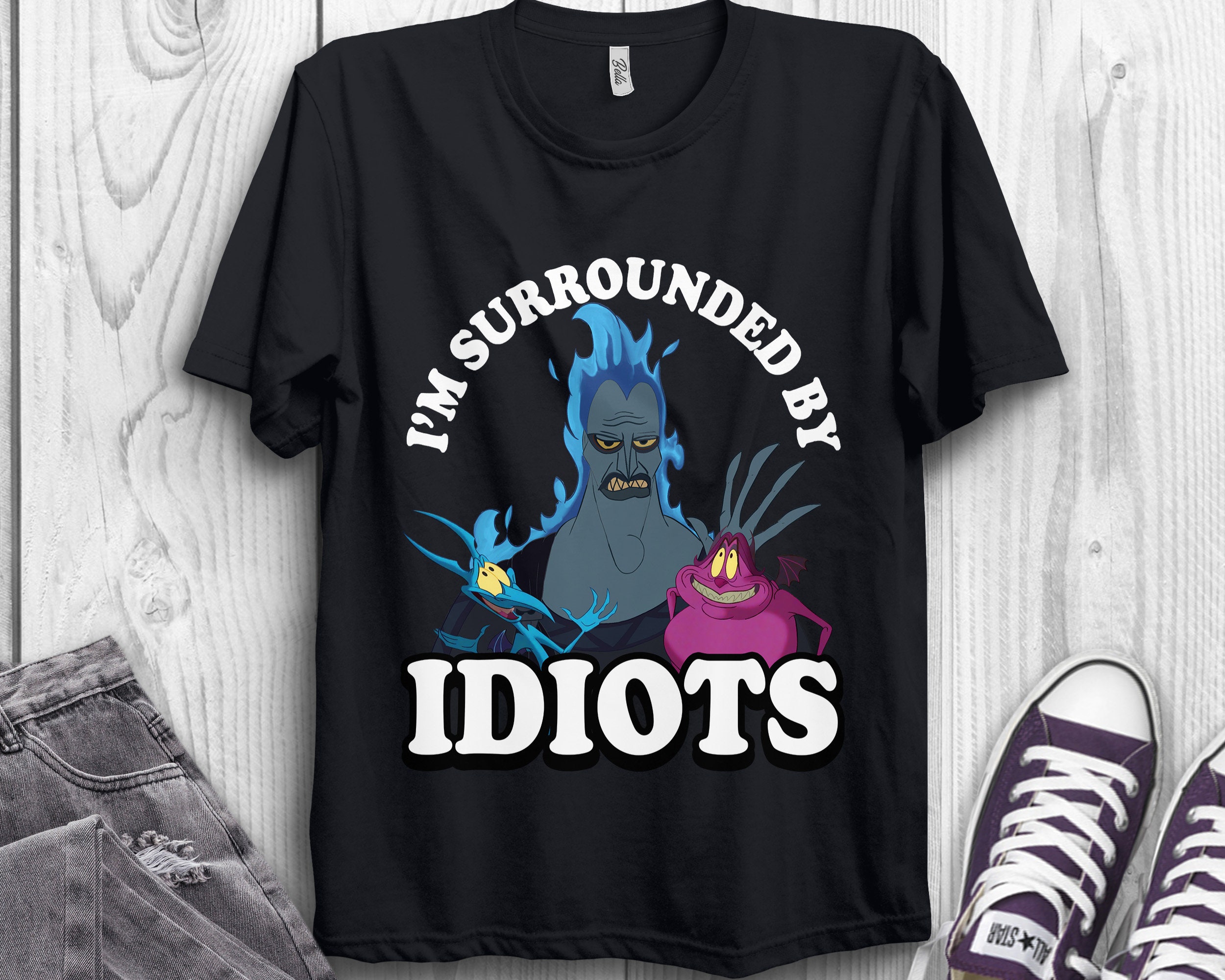 Disney Villains Hades I'm Surrounded By Idiots Shirt