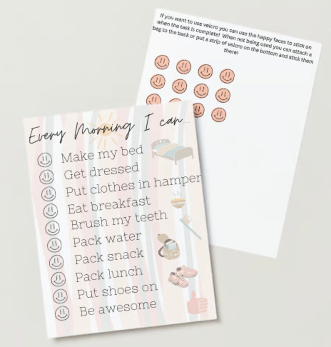 EDITABLE ROUTINE Bundle_morning, Afternoon/ Afterschool, and Bedtime ...