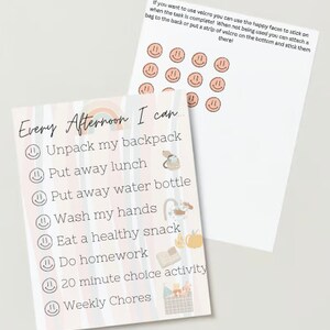 EDITABLE ROUTINE Bundle_morning, Afternoon/ Afterschool, and Bedtime ...