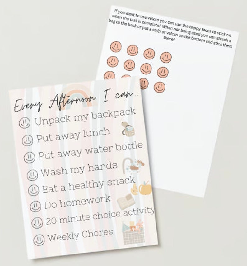 EDITABLE ROUTINE Bundle_morning, Afternoon/ Afterschool, and Bedtime ...