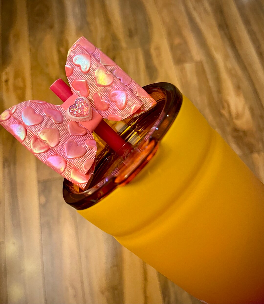 Pink Straw Topper Bow for Stanley Cup, Starbucks Tumbler Pink Parade ...