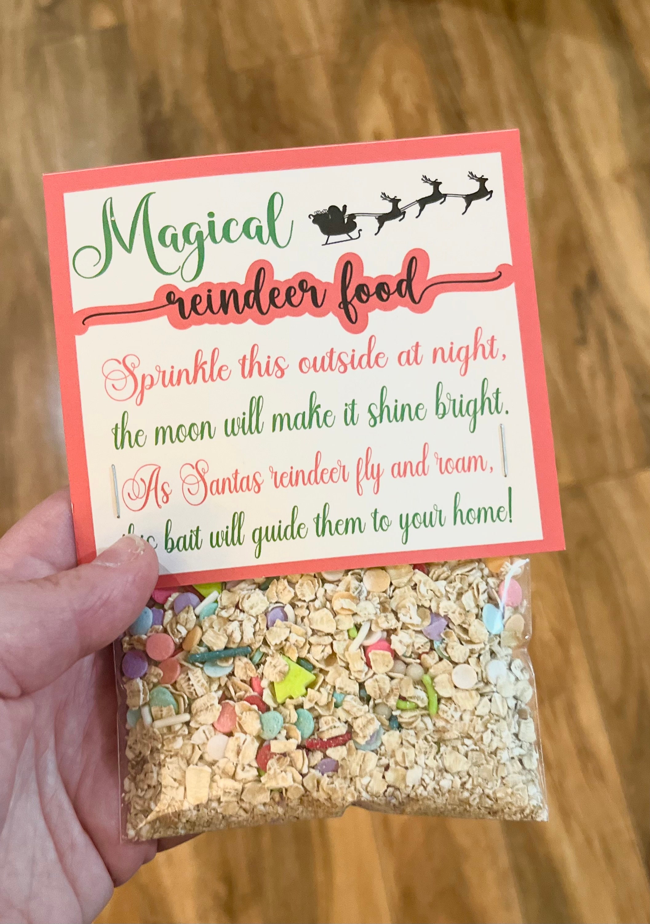 Rudolph's Magic Reindeer Food Christmas Countdown Toddler Activity ...