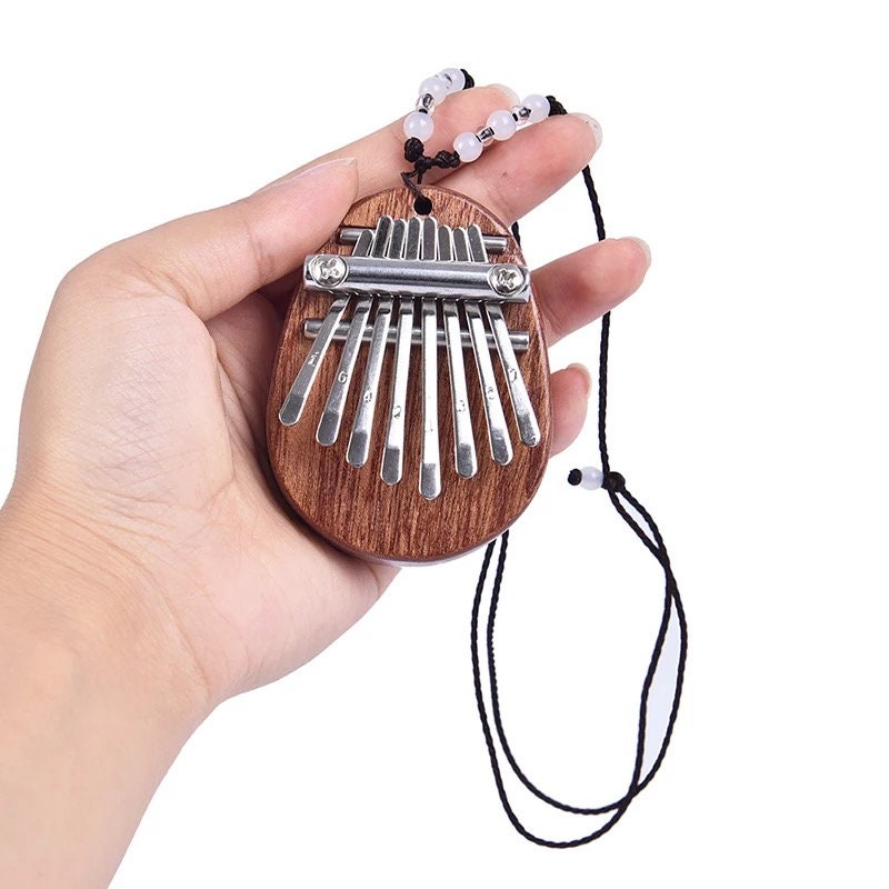 8 Key Mini Kalimba Pendant and Necklace - Etsy
